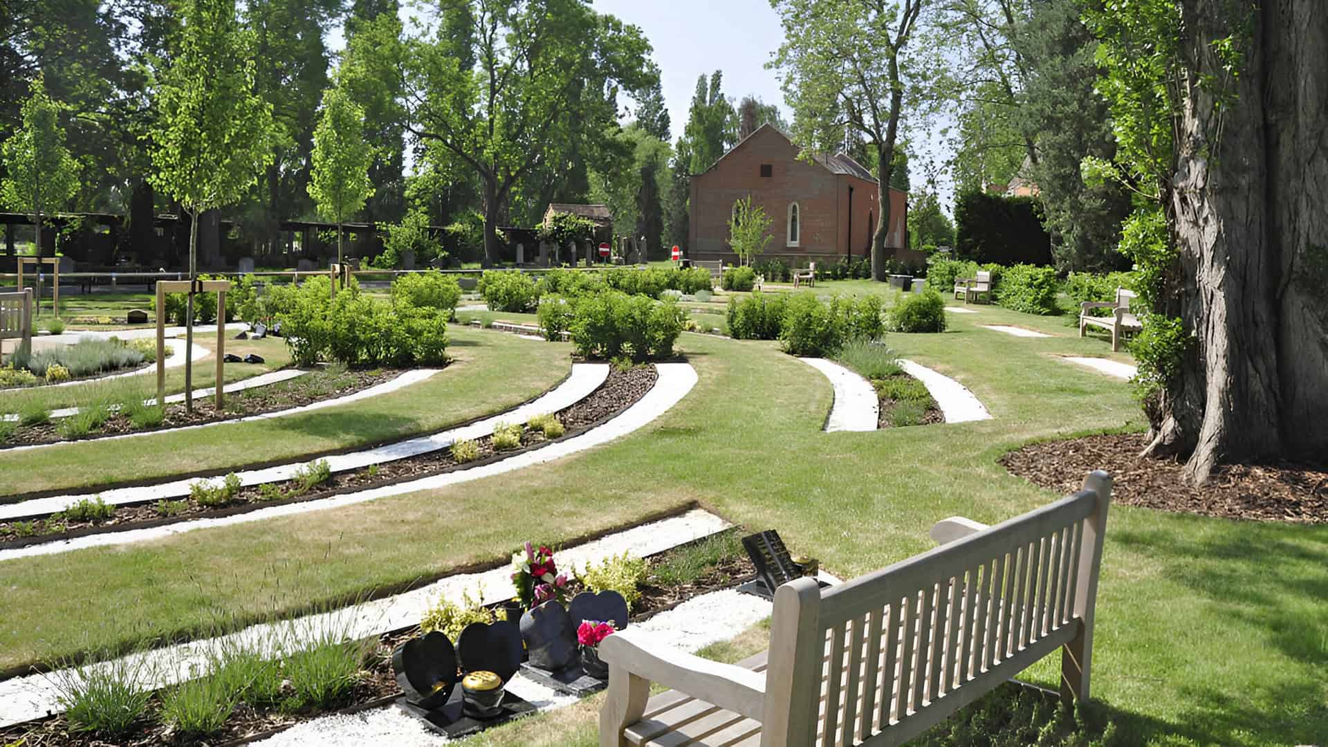 North East Surrey Crematorium Remembrance Garden - Kingston Landscape